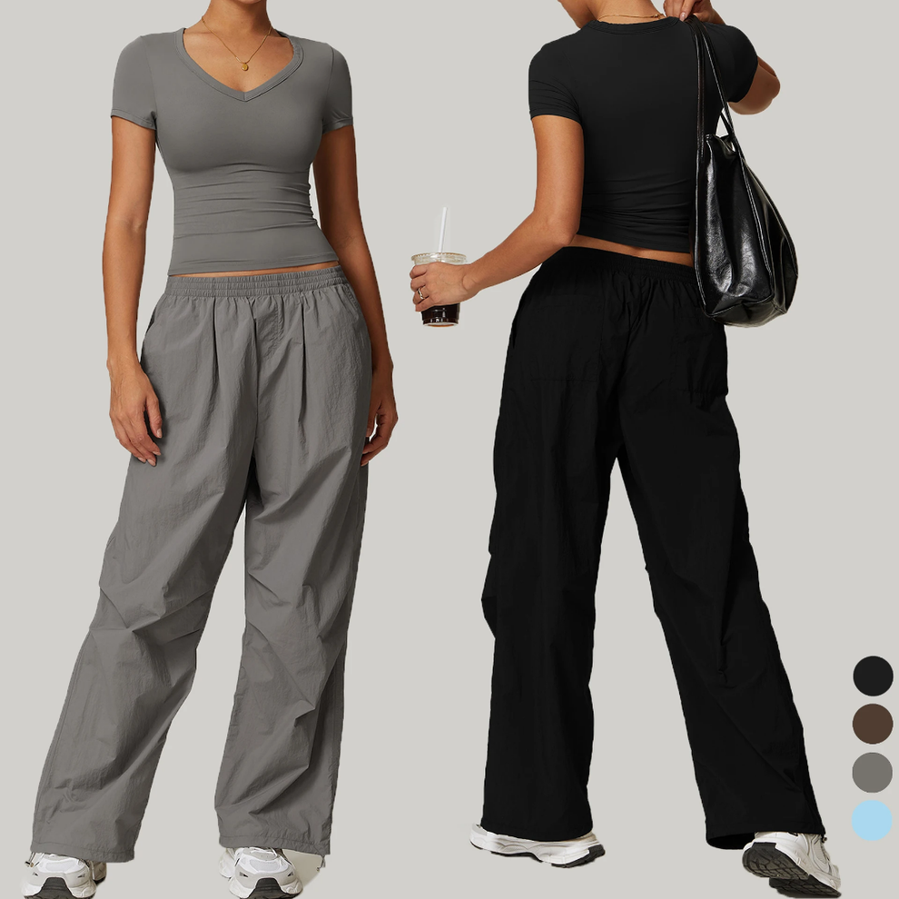 ⚡️ (Fast Delivery)Parachute Soft Loose Baggy Gym Pants